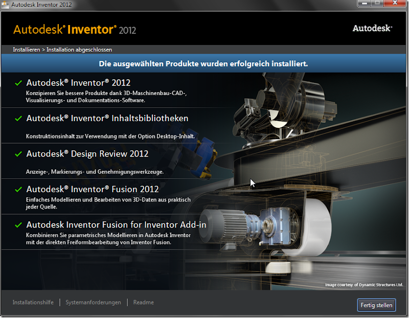 Autodesk Inventor FAQ: Installationsprozess Inventor 2012
